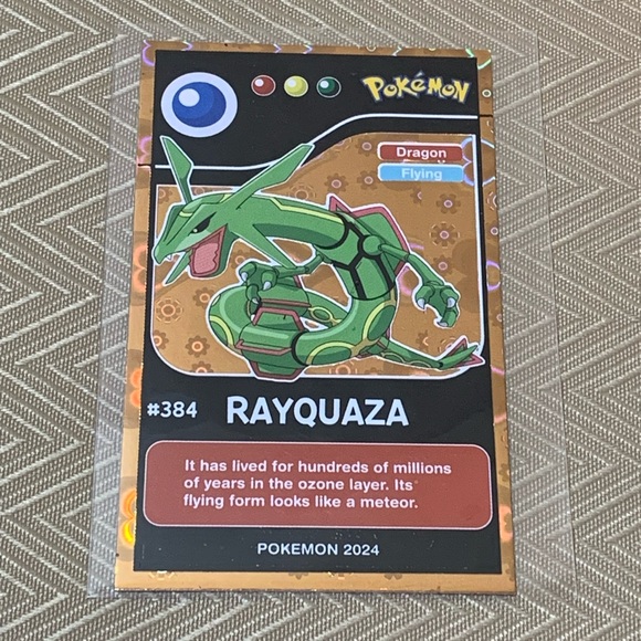 Pokemon | Toys | Pokemon Rayquaza Pokedex Black Edition 384 | Poshmark